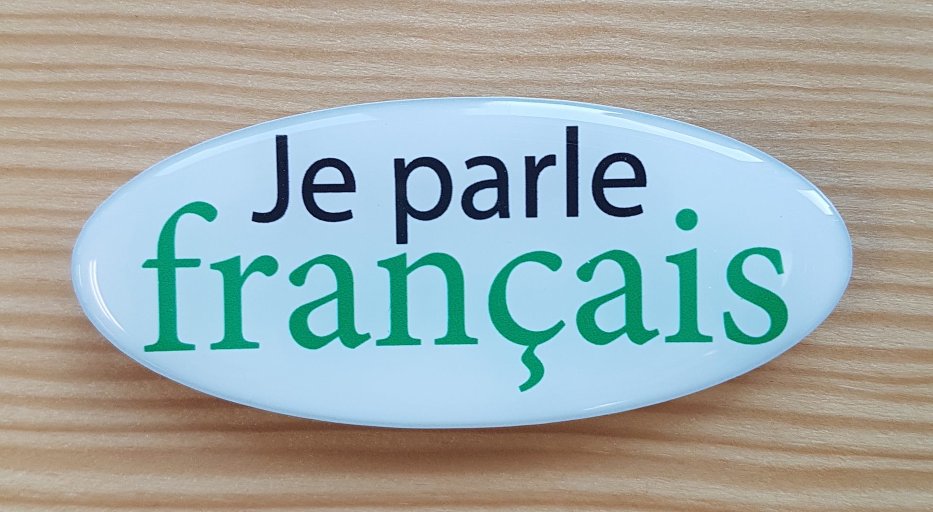 Articles «Je parle français» (épinglettes et autres) - Réseau du mieux ...