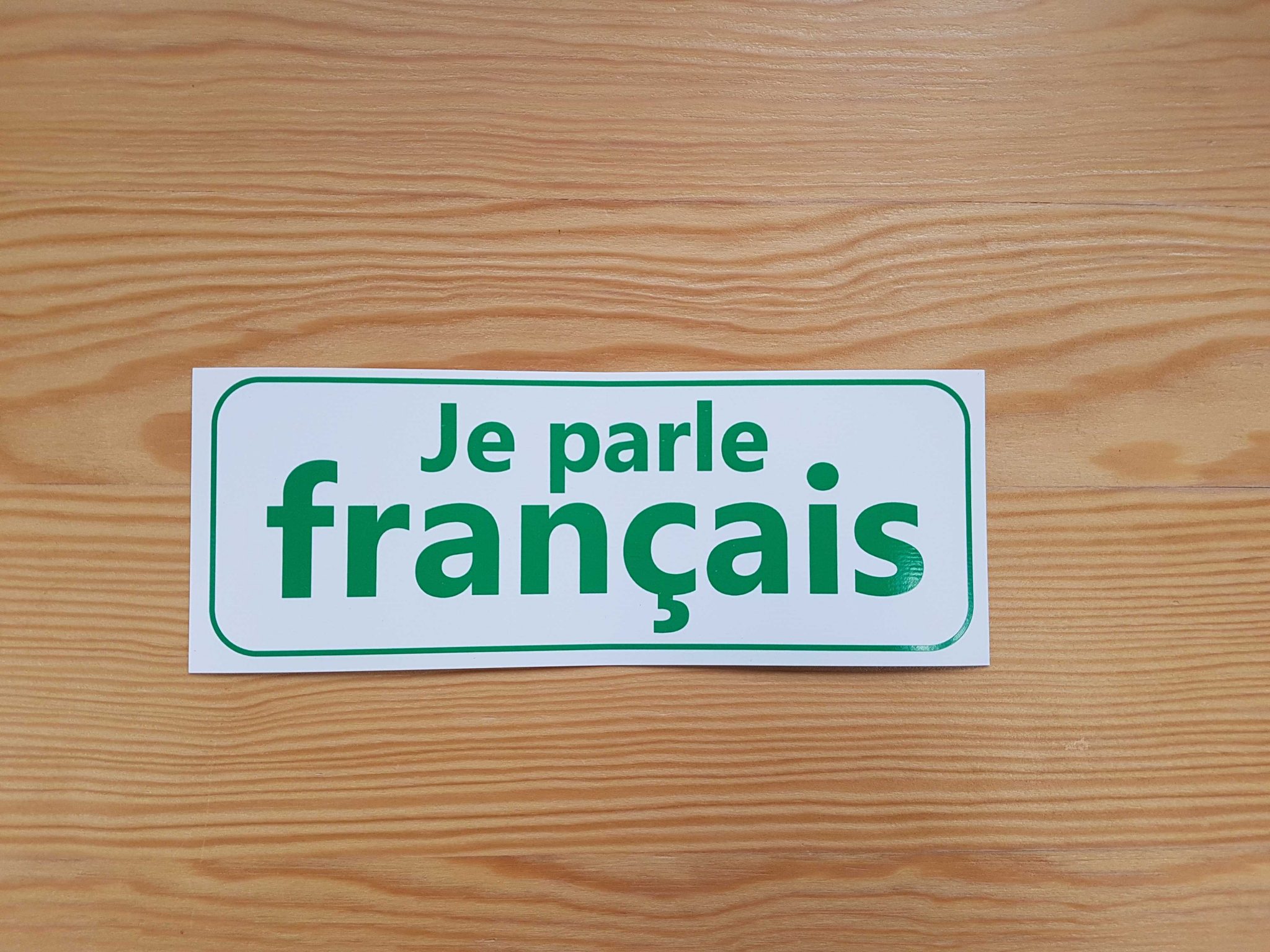 “Je parle français” Items (Pins and Others) - Réseau du mieux-être ...