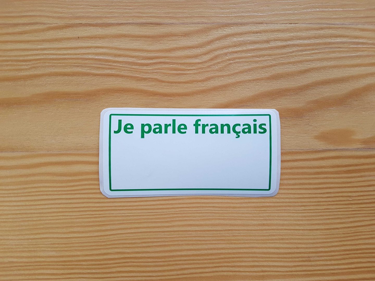 “Je parle français” Items (Pins and Others) - Réseau du mieux-être ...