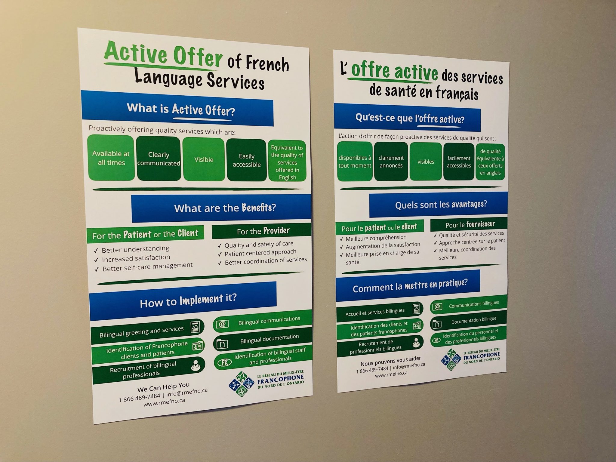 Poster – Active Offer of French Language Health Services - Réseau du ...